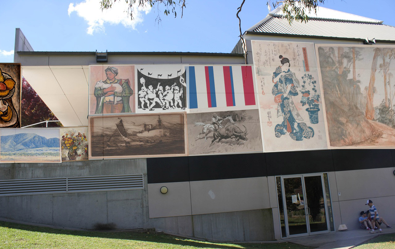 Giant Collection Projection! | New England Regional Art Museum