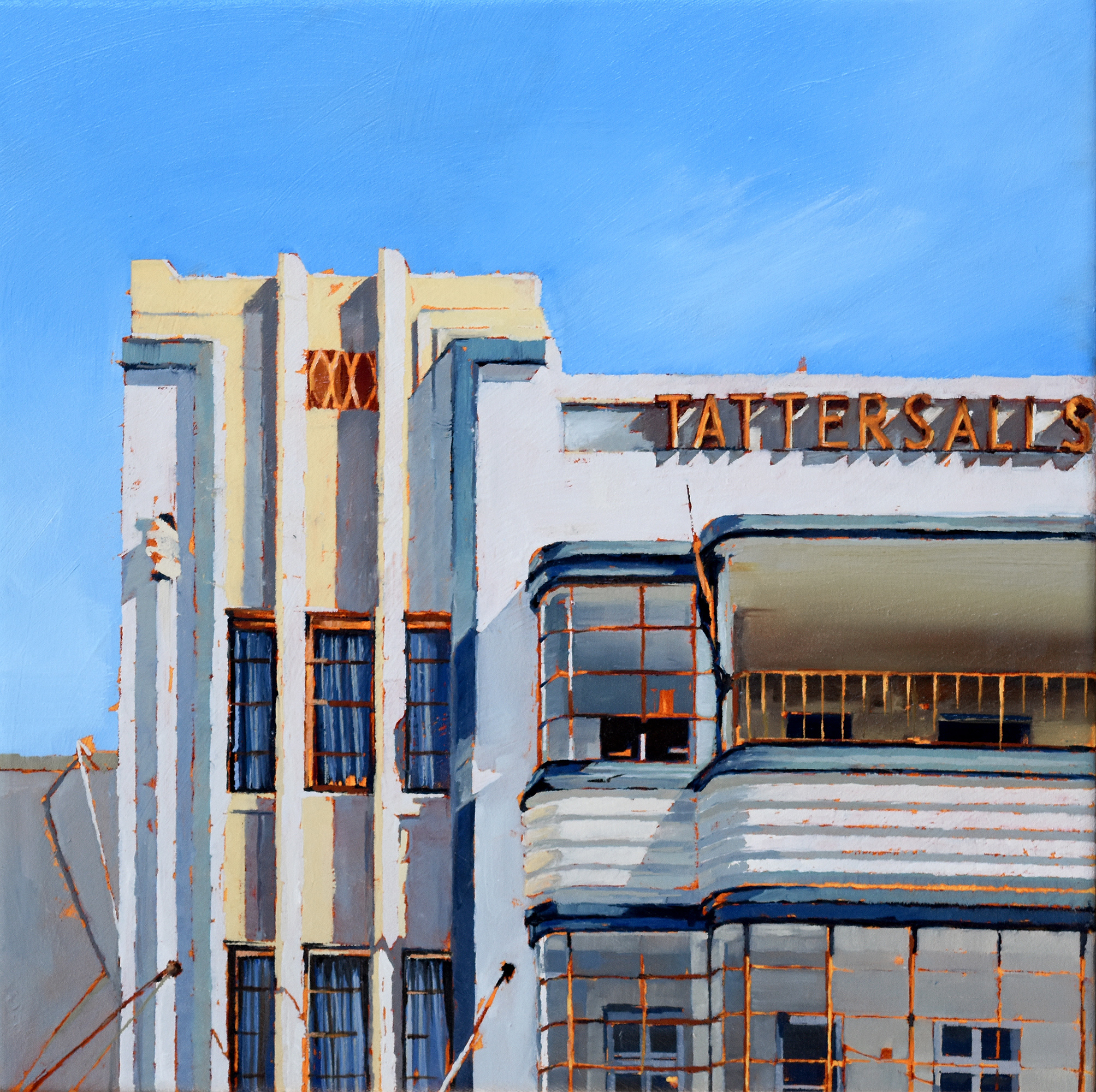 Art Deco Building Painting
